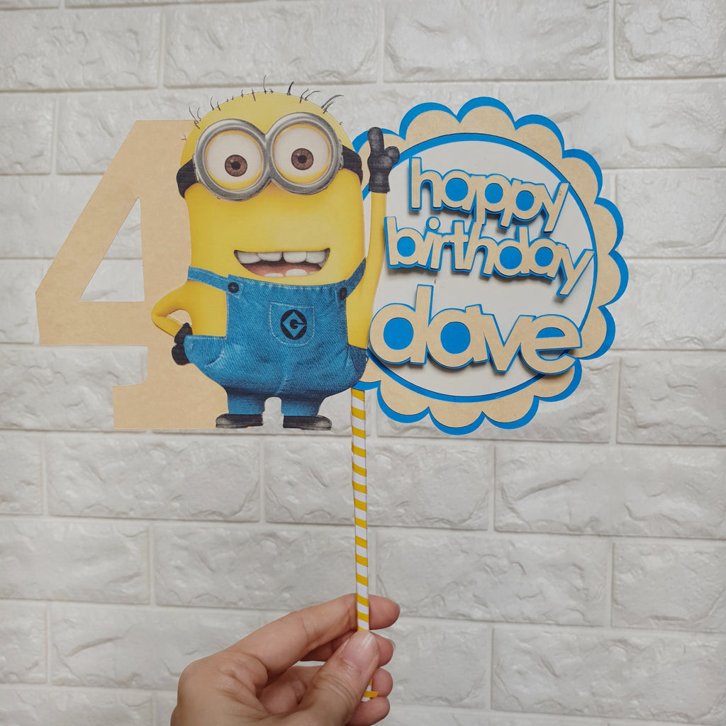 Cake Topper using Cricut's Print and Cut – The Happy Station