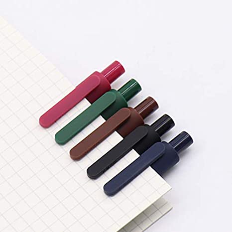 Kaco Green Pure Retractable Gel Ink Pens, 0.5mm Extra Fine Point 5-Pack ...