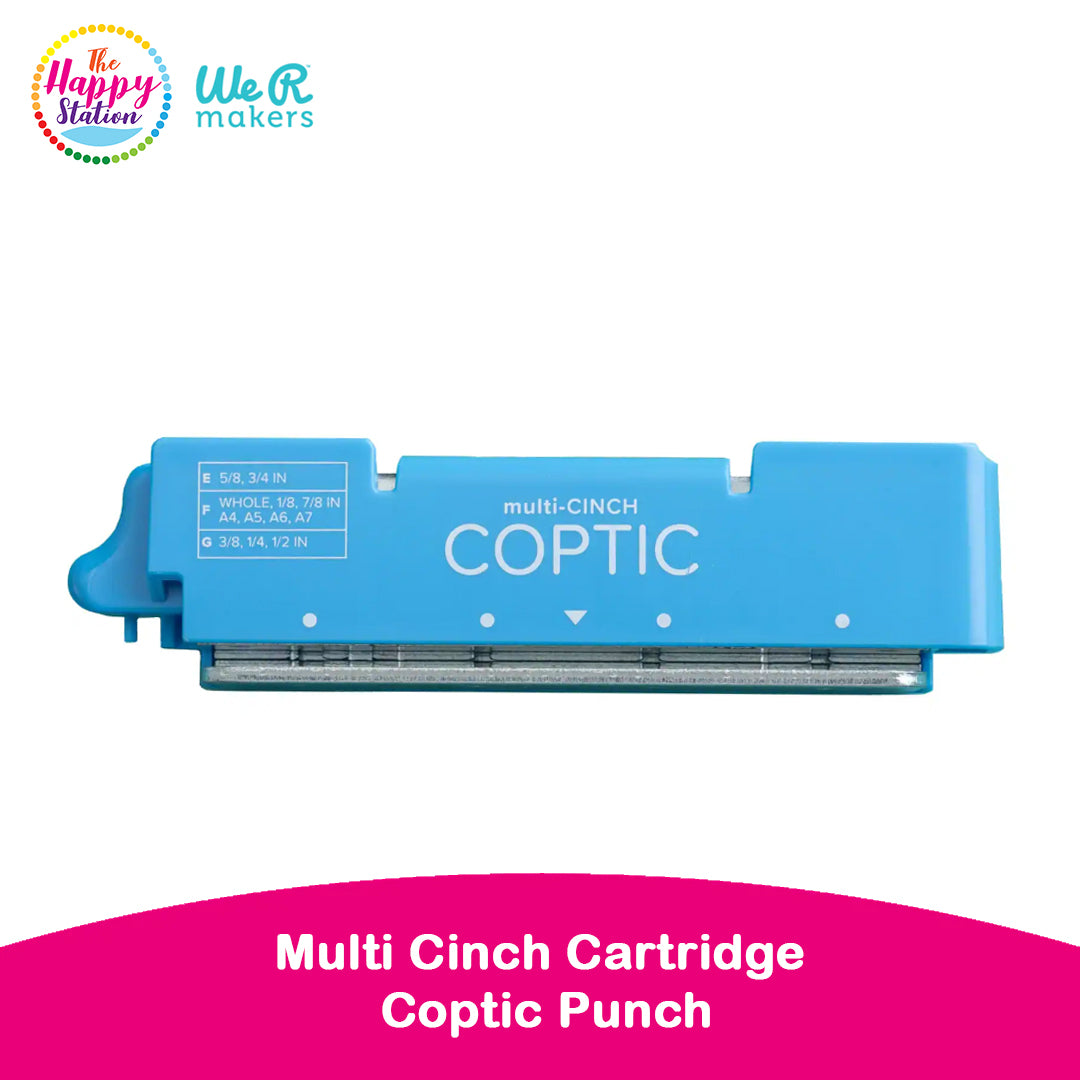 We R Memory Keepers Multi Cinch Cartridge-Coptic Punch | The Happy ...