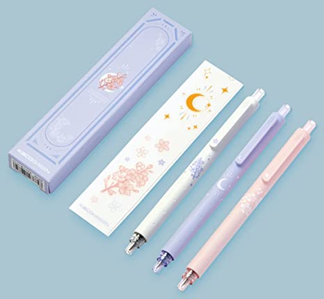 Kaco Green Retractable Gel Ink Pens, Fine Point 0.5mm, Rocket Series ...