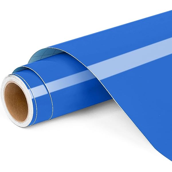 HTV RONT | Permanent Adhesive Vinyl Roll - 12"x6 ft, Glossy Black | The ...