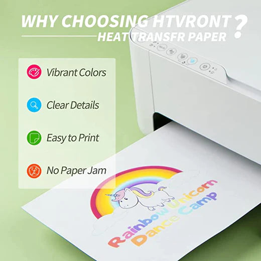 HTV RONT | Light Heat Transfer Paper - 8.5" X 11", 6 sheets | The Happy ...