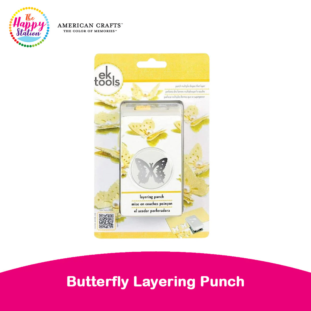 American Crafts - EK Tools - Butterfly Layering Punch | The Happy ...