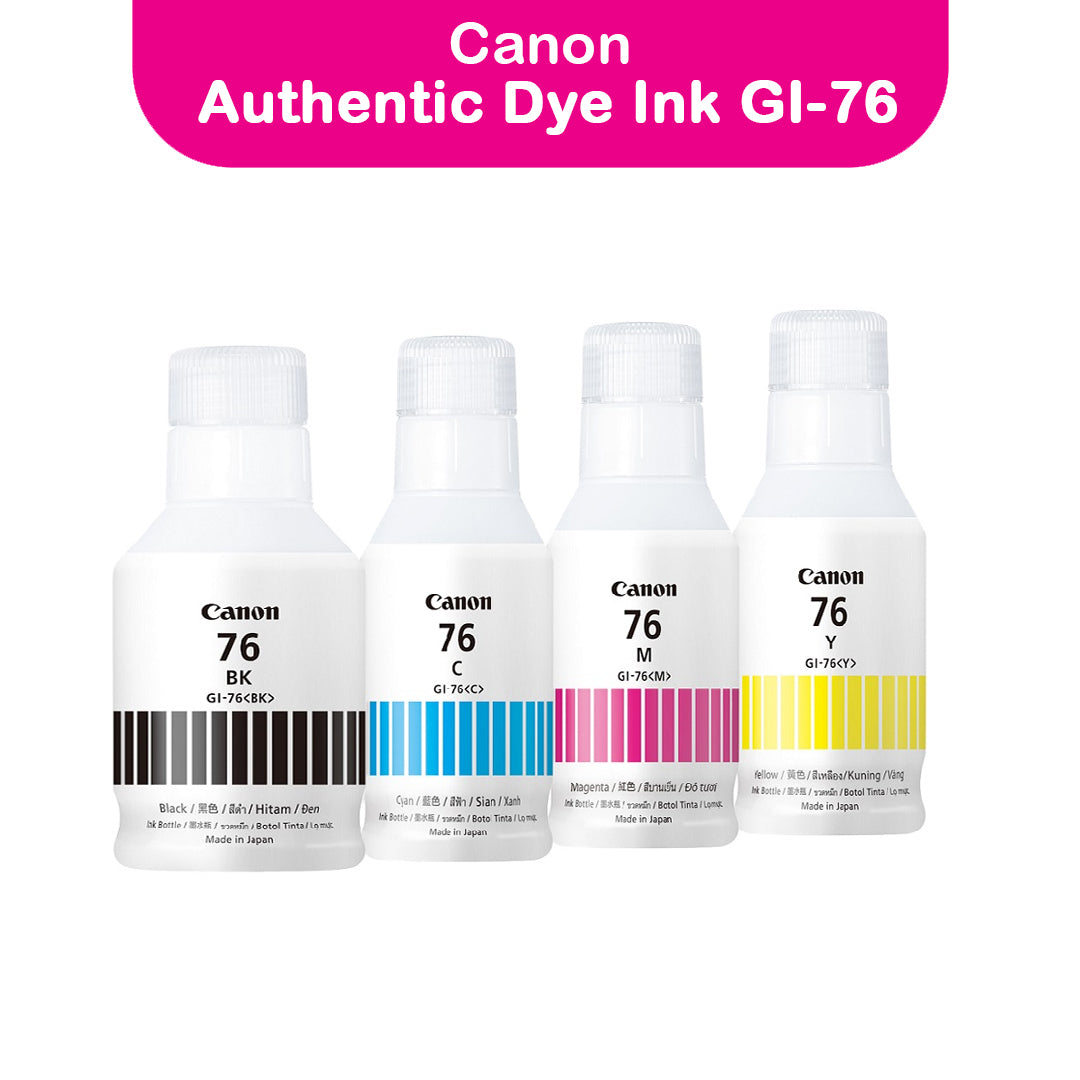 Canon | GI-76 Toner Ink Bottles for PIXMA GX6070 GX7070 – The Happy Station