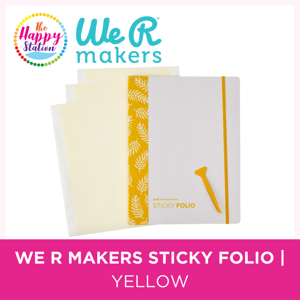 We R Makers, Sticky Folio (Yellow) | The Happy Station | Philippines