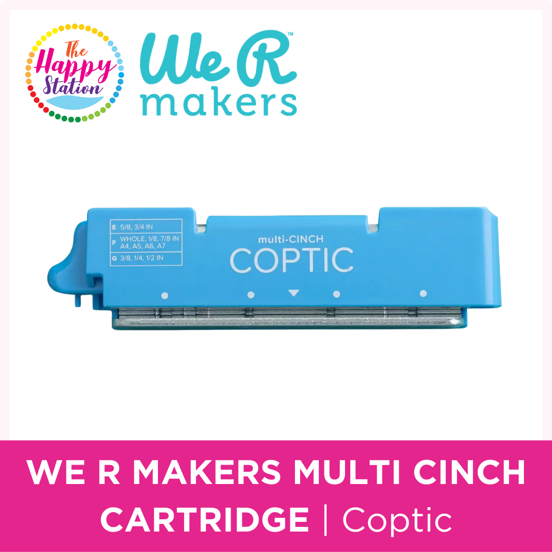 We R Memory Keepers Multi Cinch Cartridge-Coptic Punch | The Happy ...