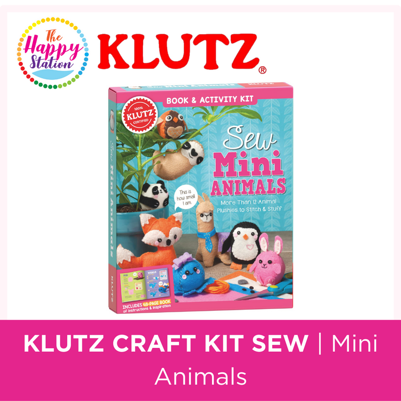 Klutz Craft Kit Sew, Mini Animals | The Happy Station | Philippines