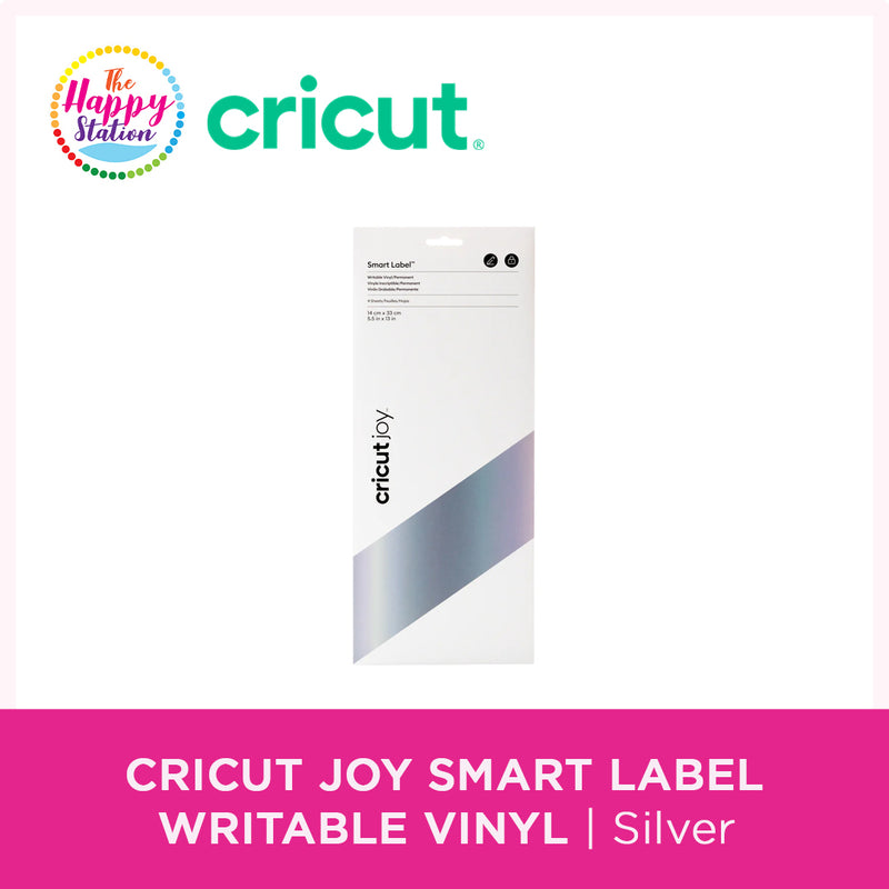 Cricut Joy™ Smart Label™ Writable Vinyl – Permanent, Silver | The Happy ...
