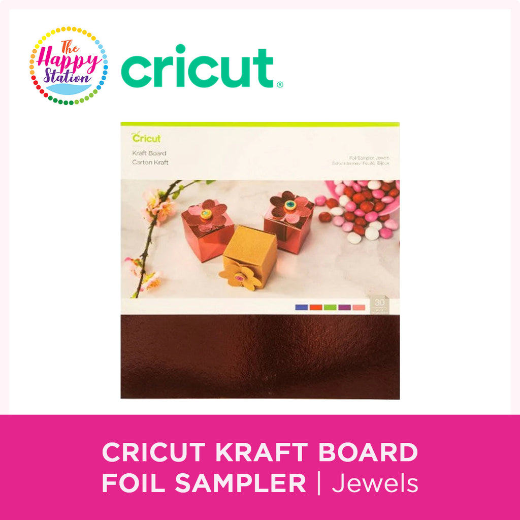 CRICUT | Kraft Board Foil Sampler, 12"x12" | The Happy Station ...