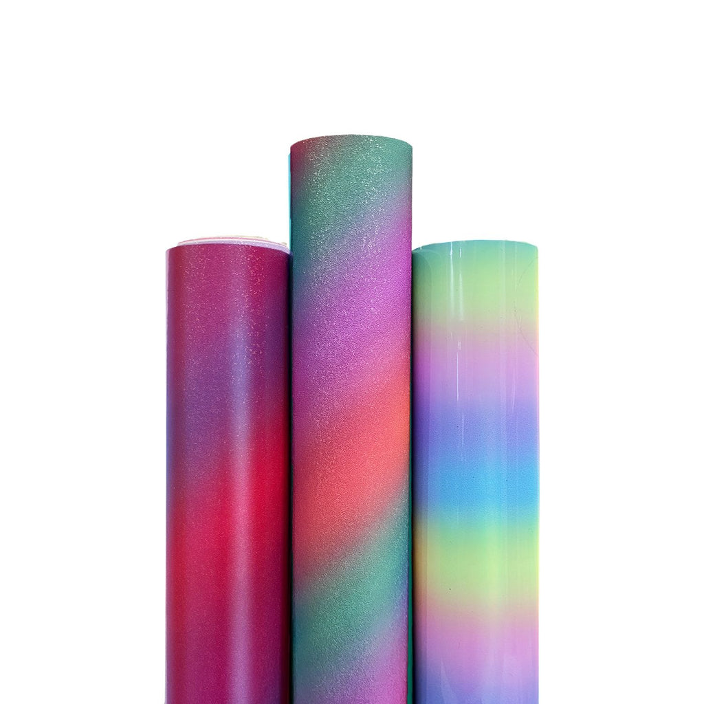 TECKWRAP | Diagonal Rainbow Stripes Craft Vinyl Sticker | The Happy ...