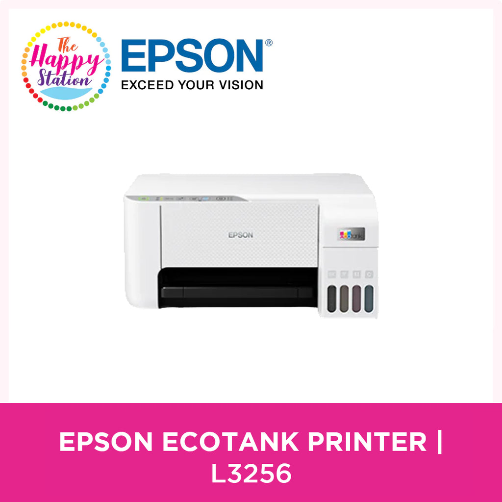 Epson EcoTank L3256 A4 Wi-Fi All-in-One Ink Tank Printer | The Happy ...