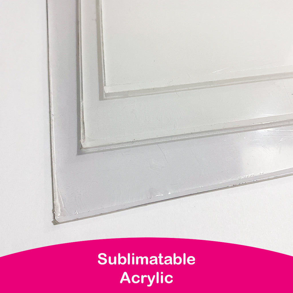 Sublimatable Acrylic Sheet, 12inx12in – The Happy Station
