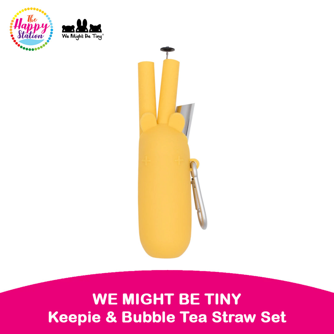 WE MIGHT BE TINY | Keepie & Bubble Tea Straw Set | The Happy Station ...