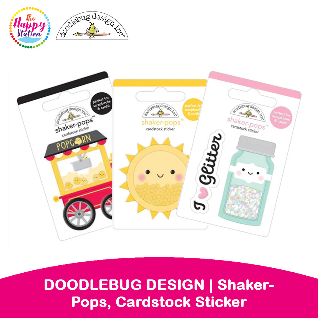Doodlebug Design - Shaker-Pops, Cardstock Sticker | The Happy Station ...