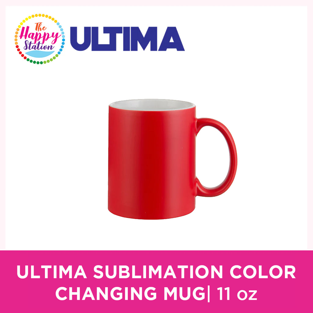 Ultima Sublimation Color Changing Mugs (Semi-Glossy, Red), 11oz | The ...