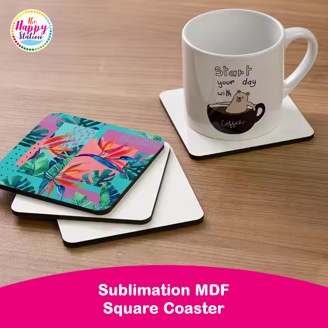 Sublimation Coasters - Ceramic/MDF/Leather | The Happy Station ...