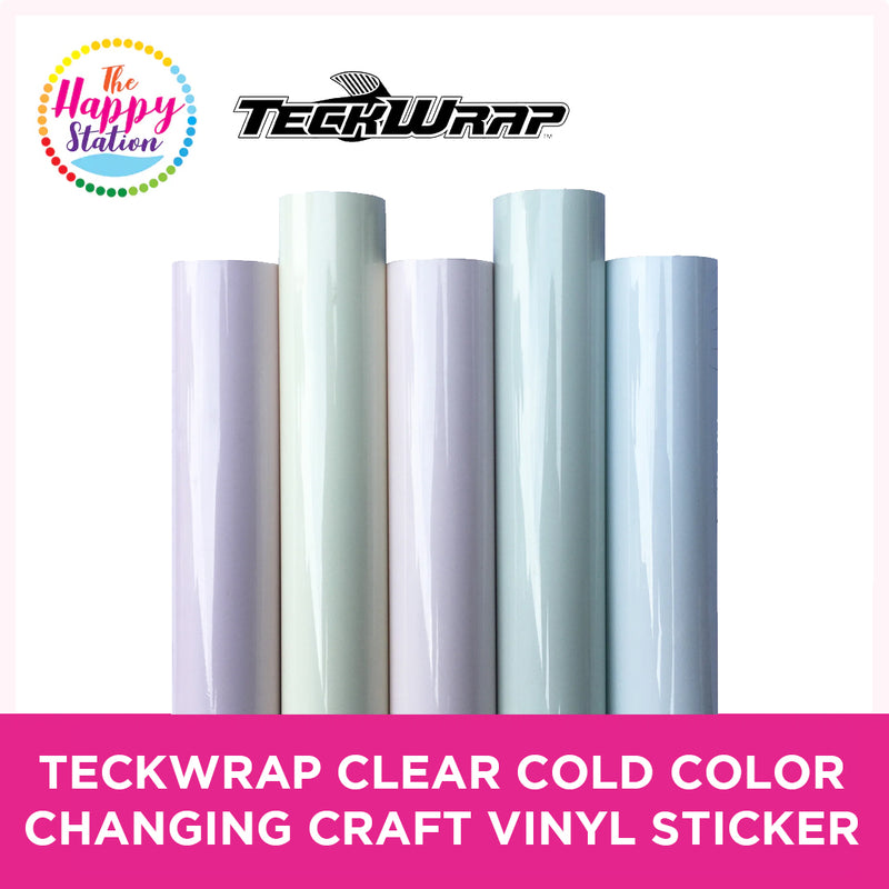 TECKWRAP | Clear Cold Color Changing Adhesive Craft Vinyl Sticker – The ...