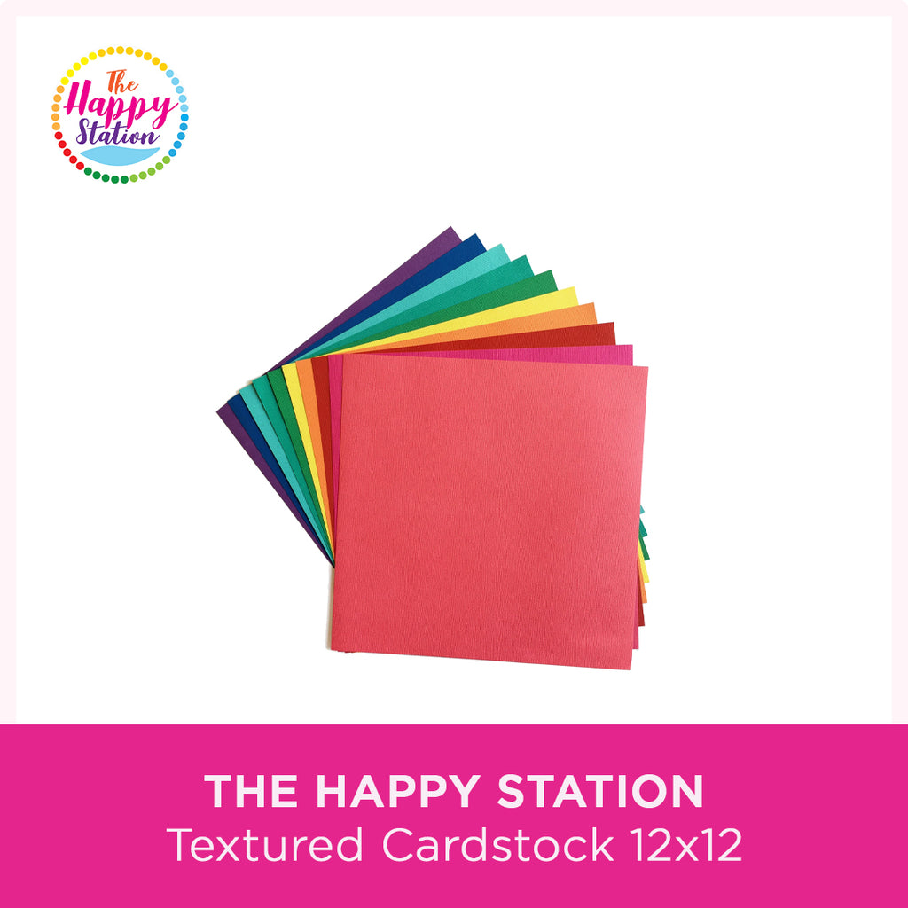The Happy Station Textured Cardstock 12"x12" | The Happy Station ...