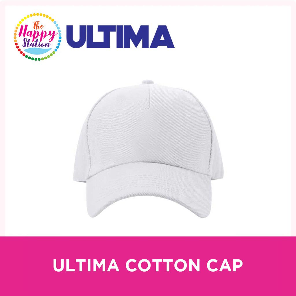 Ultima Sublimation Cotton Cap (White) | The Happy Station | Philippines