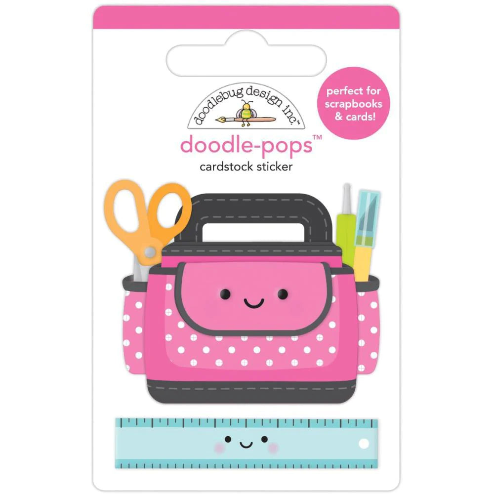Doodlebug Cute and Crafty Doodle-Pops, Cardstock Sticker | The Happy ...