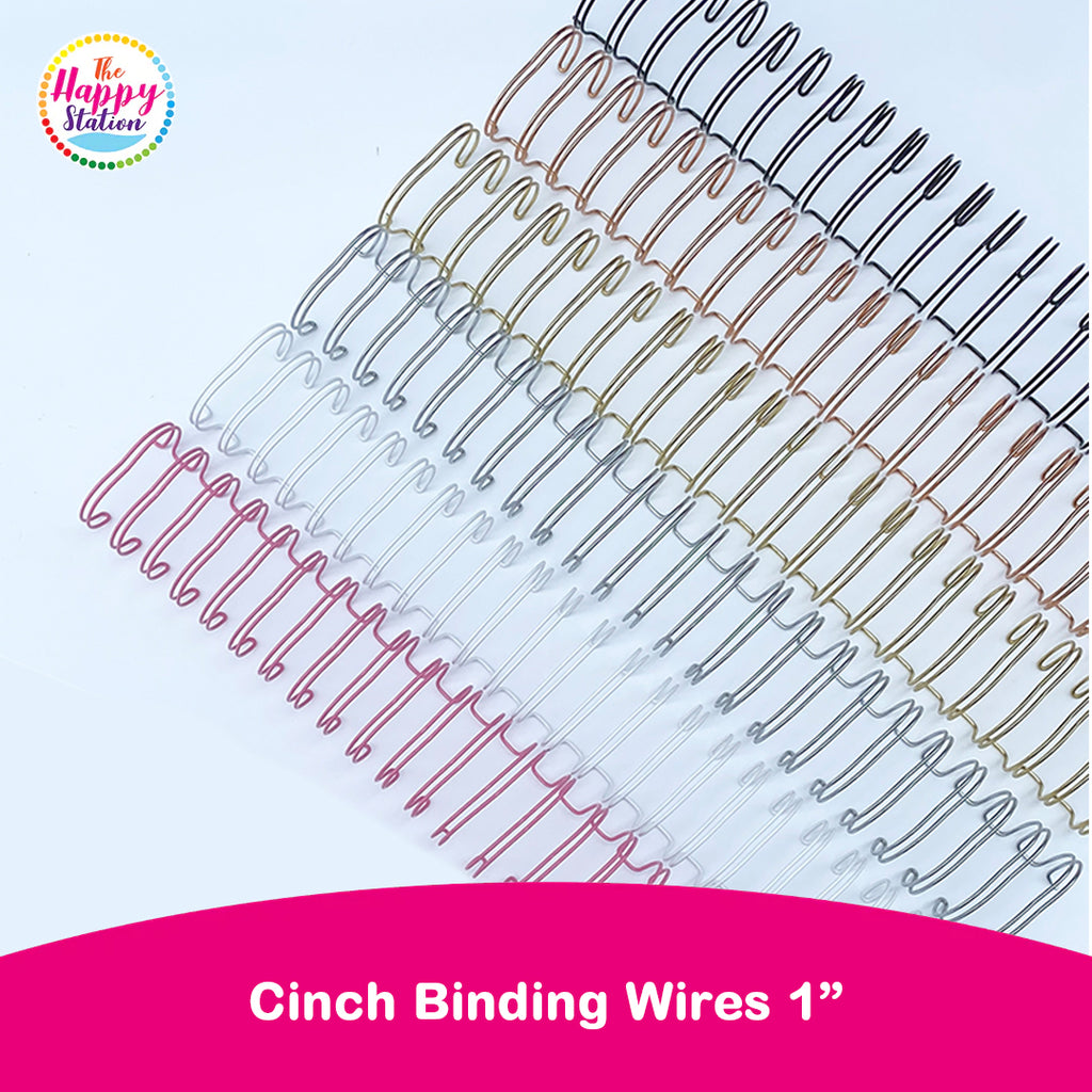Pack of 6 pcs Binding Wires, 1" size for Bookbinding – The Happy Station