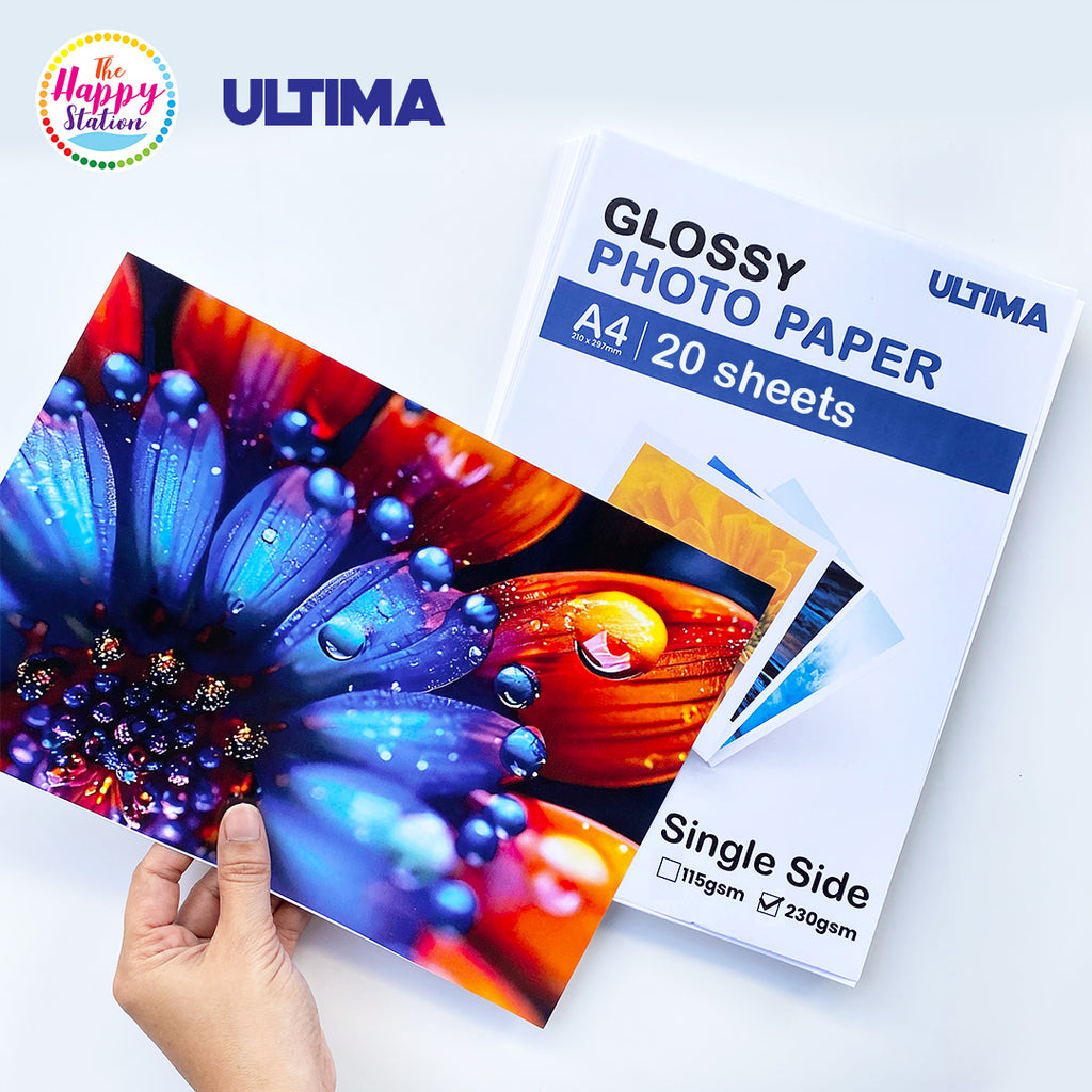 ULTIMA | Inkjet Photo Paper, A4 - 100 sheets/20 sheets – The Happy Station