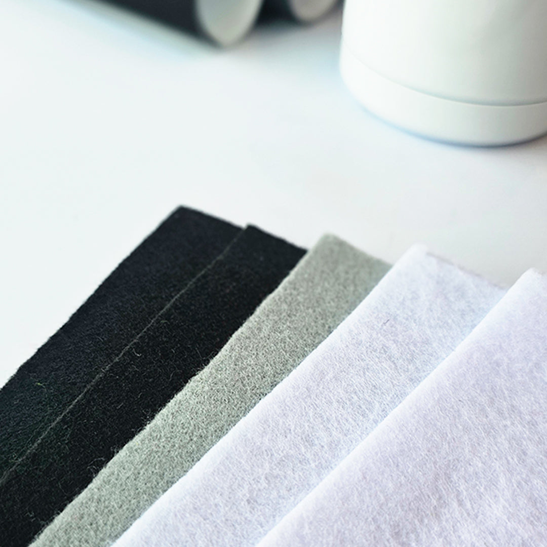 Nonwoven Soft Felt Fabric 12"x12" Bundle of 5PCS – The Happy Station