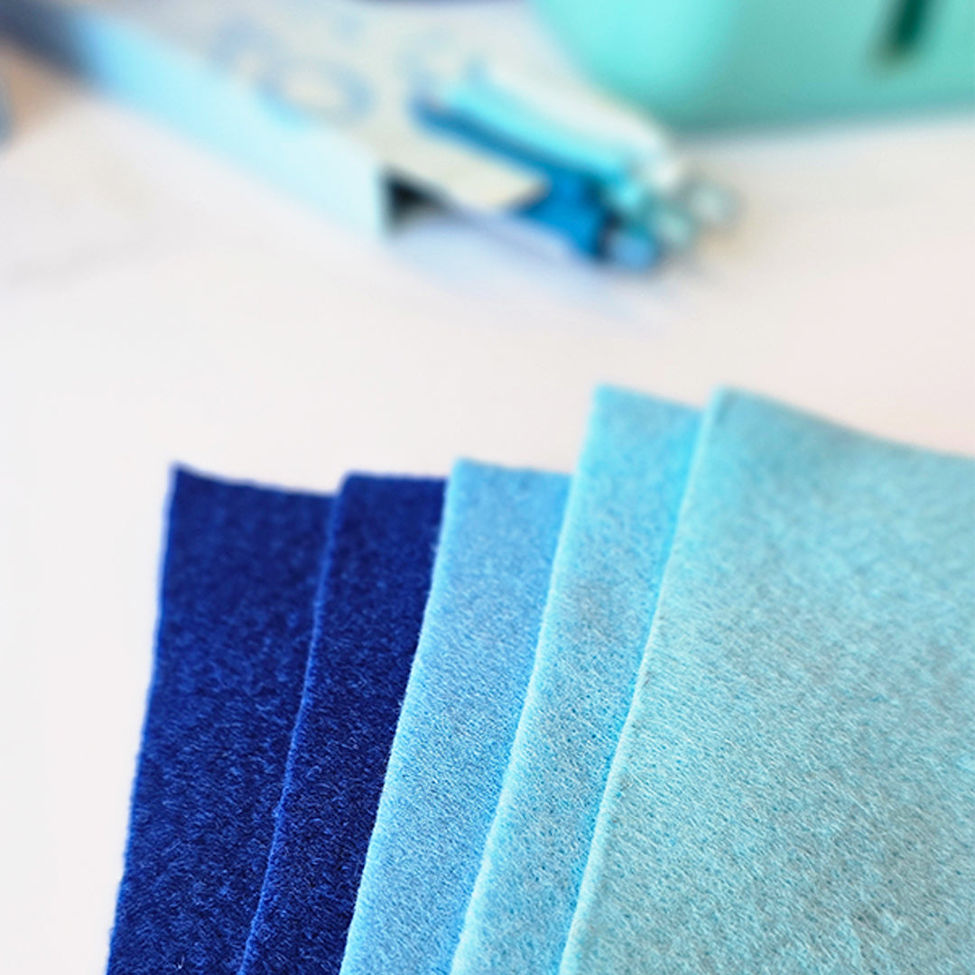 Nonwoven Soft Felt Fabric 12"x12" Bundle of 5PCS – The Happy Station