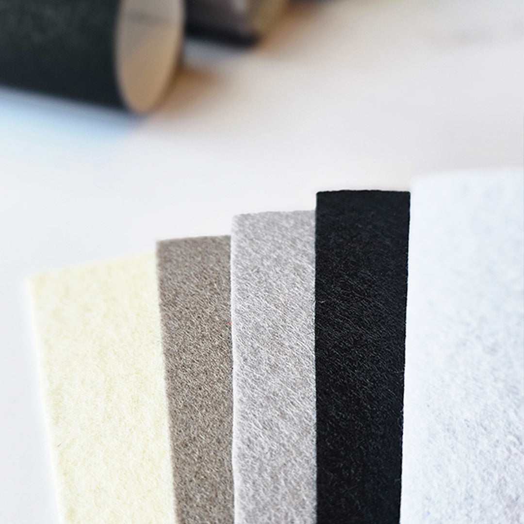 Nonwoven Stiff Felt Fabric 12"x12" Bundle of 5PCS – The Happy Station