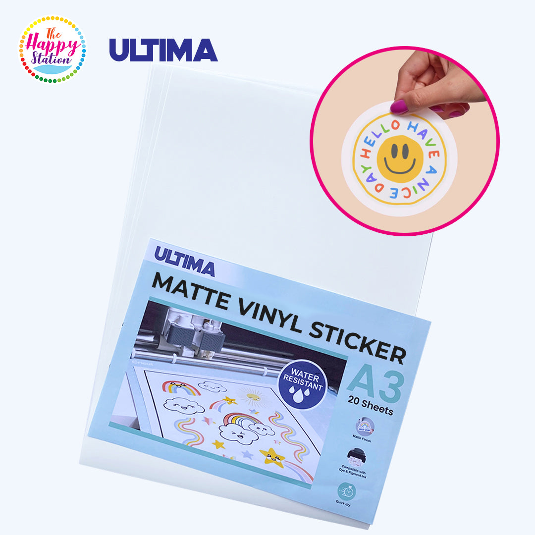 ULTIMA | Vinyl Sticker, A3 (compatible with dye and pigment inks) – The ...