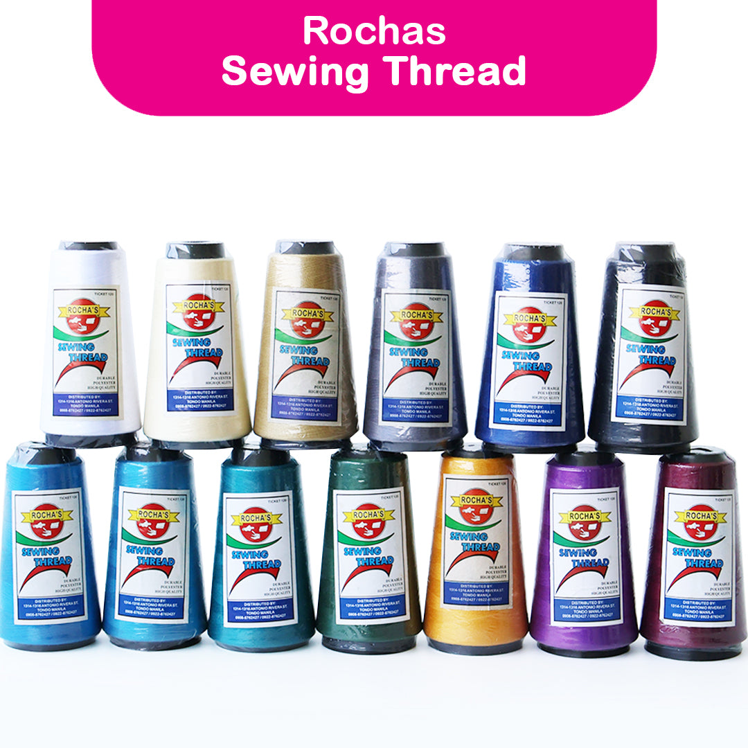 [ROCHA'S] UNIVERSAL SEWING THREAD - 3000 METERS/TICKET 120 (SEWING ACC ...