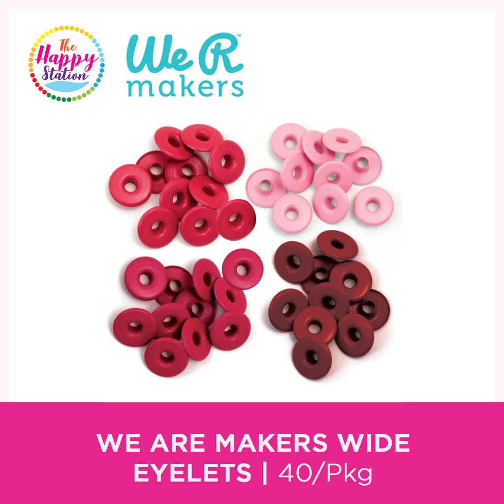 WE R MAKERS | Wide Eyelets, 40/Pkg | The Happy Station | Philippines