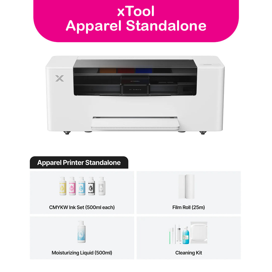 xTool | Apparel Printer Standalone & Versatile Bundle – The Happy Station