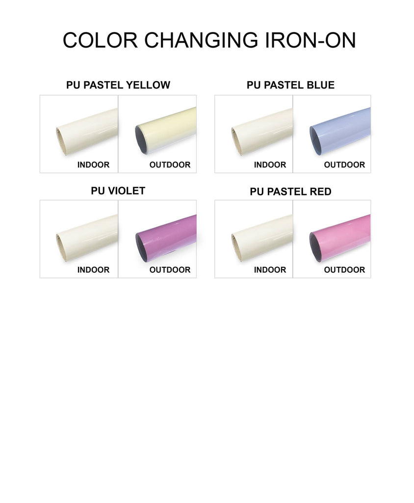 Sunlight Sensitive Color Changing Iron On Vinyl | The Happy Station ...