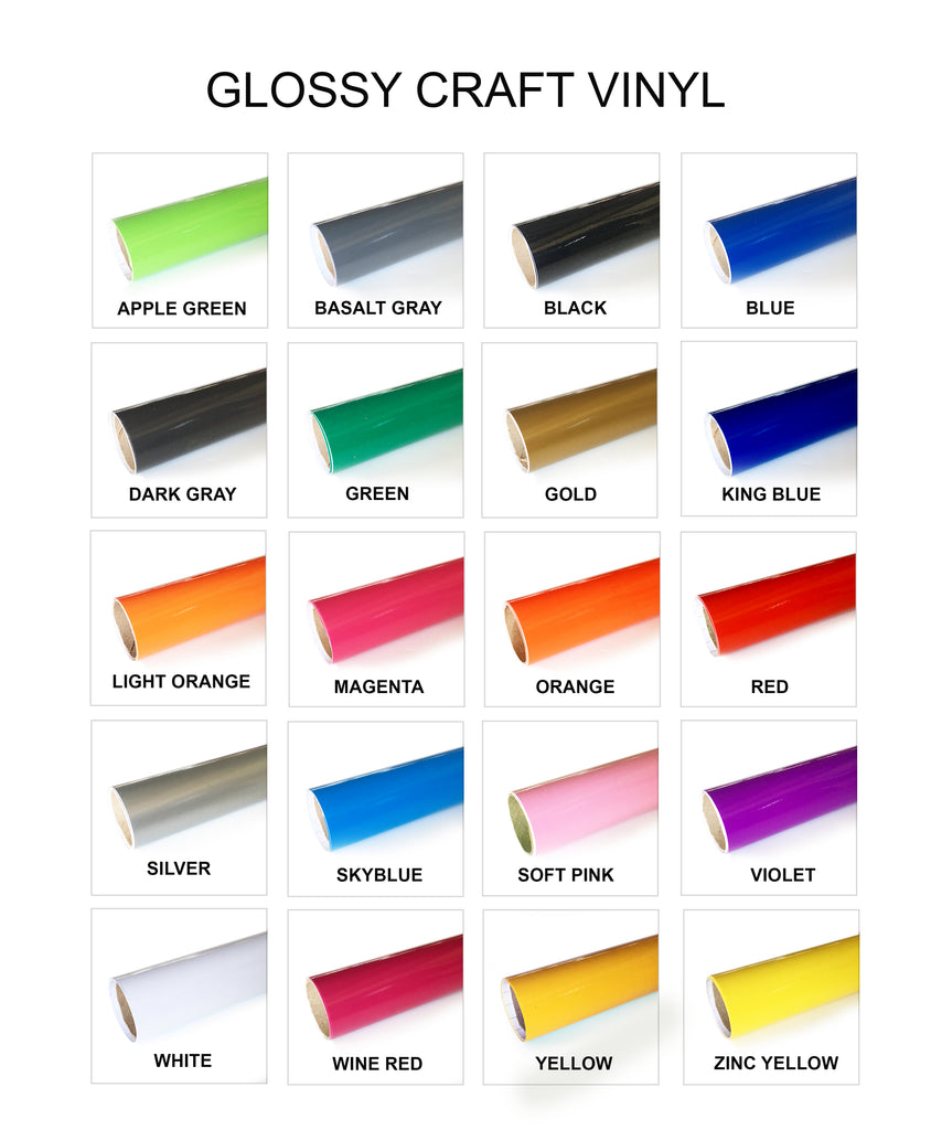 The Happy Station Glossy Craft Vinyl Sticker | The Happy Station ...